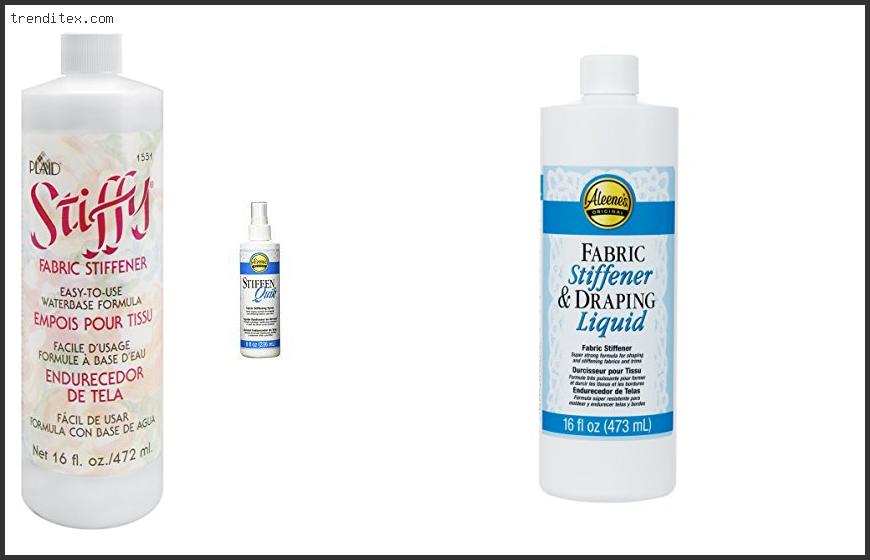Top 10 Best Fabric Stiffener [2025] | Trendi Tex