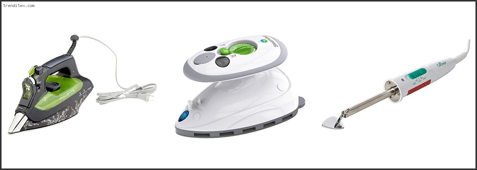 Top 10 Best Irons For Quilting [2026] | Trendi Tex